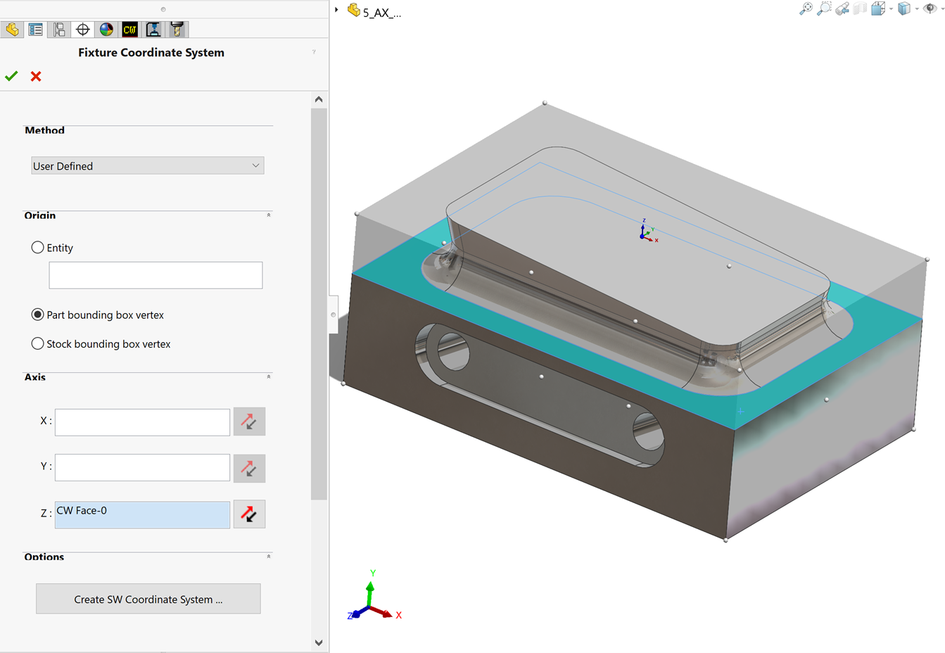 CAMWorks 5-Axis Module for greater machining productivity