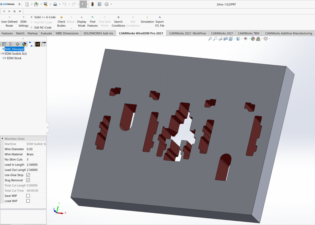 Edm Programming One Click Wire